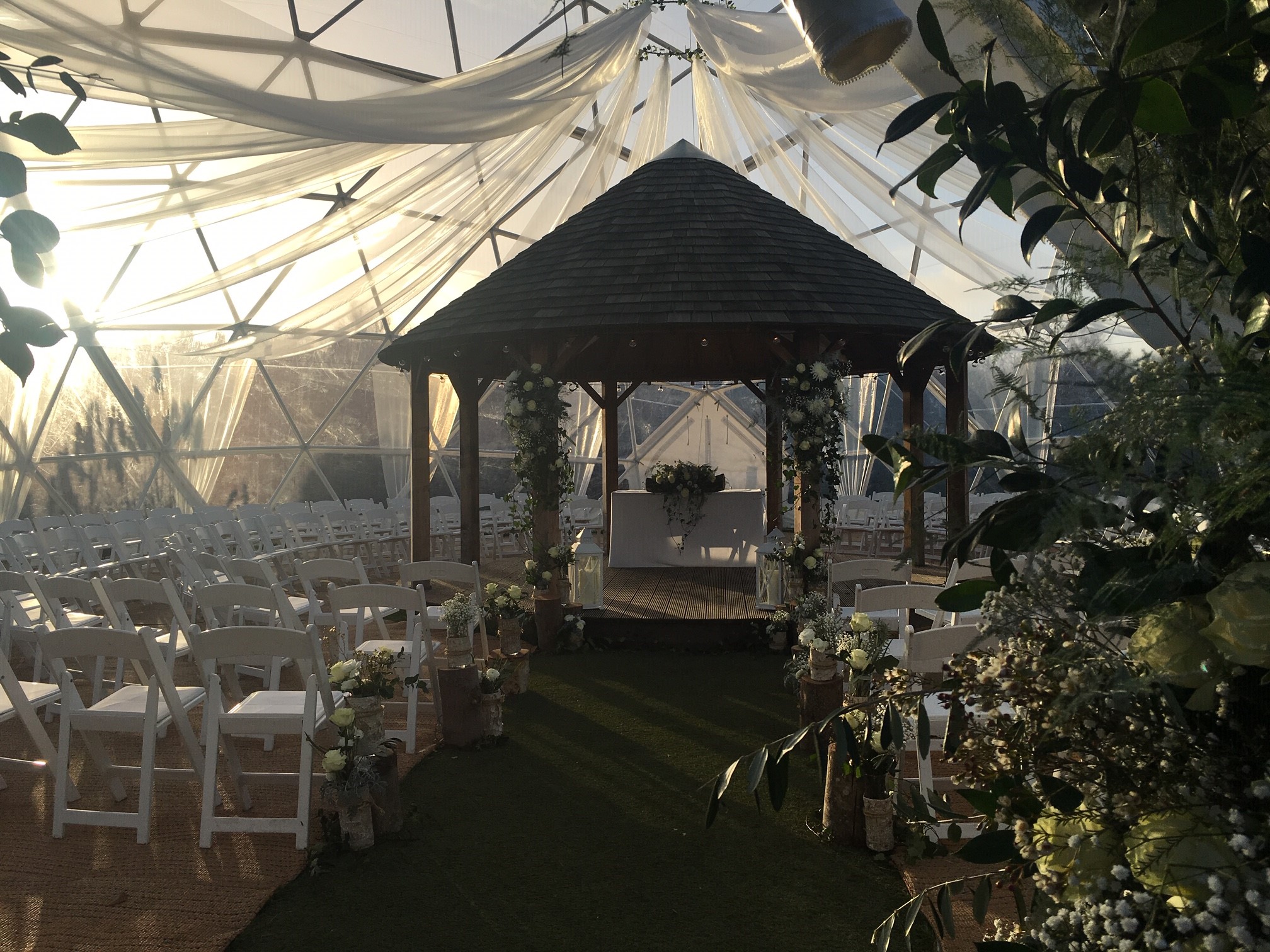 Ever Thought About A Glamping Wedding? - TruDomes Geodesic Glamping Domes