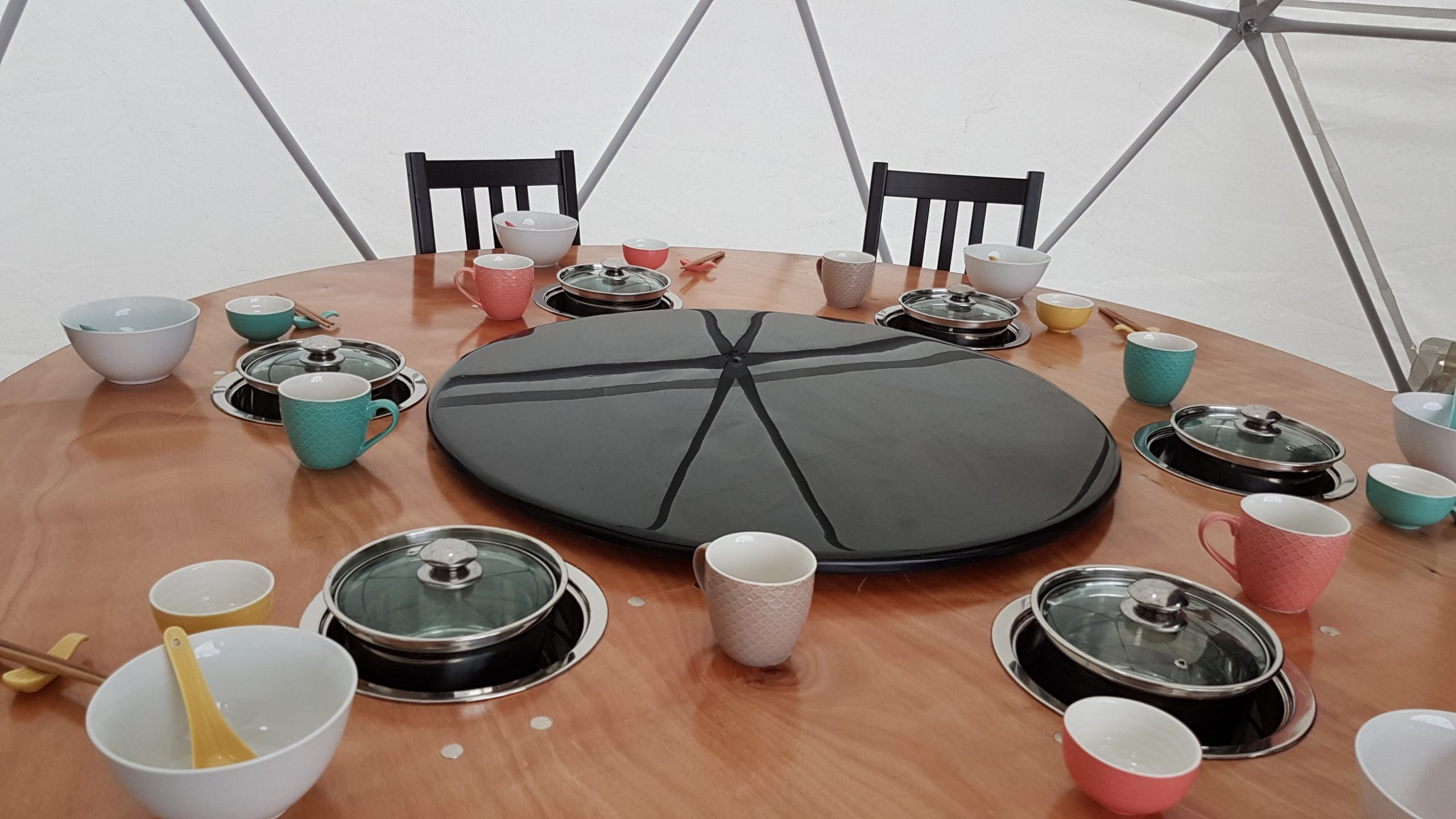 How To: Turn A Geodesic Dome Into A Dining Space - TruDomes Geodesic ...